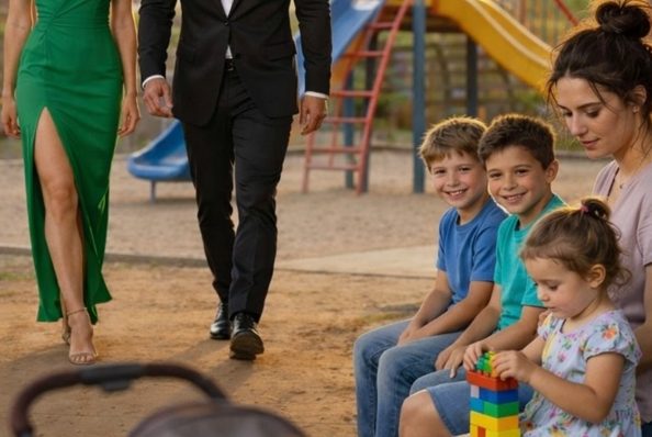 De maffiabaas wandelt met zijn verloofde in het park — dan schrikt hij ...